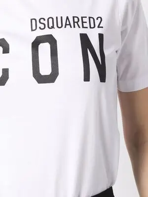 Dsquared2 Icon-print Crewneck T-shirt - White