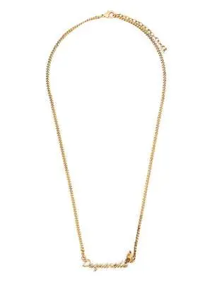 Dsquared2 Handwriting Charm Chain Necklace