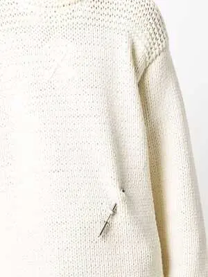 Off-White Nail Detail High-neck Jumper