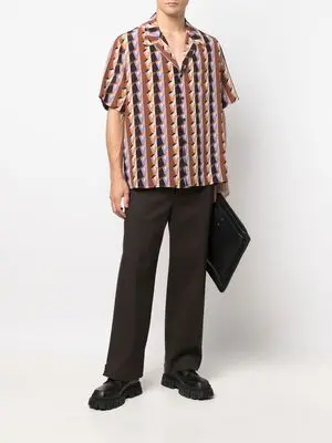 Valentino Garavani 3dream Logo Printed Silk Shirt