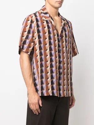 Valentino Garavani 3dream Logo Printed Silk Shirt