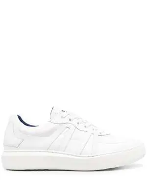 ZILLI Panelled Low-top Leather Sneakers