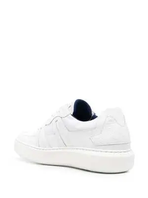 ZILLI Panelled Low-top Leather Sneakers