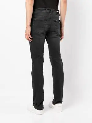 Jacob Cohen Mid-rise Slim-fit Jeans - Black