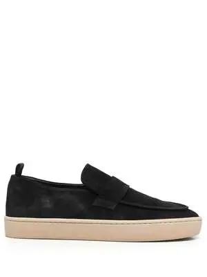 Officine Creative Suede Slip-on Sneakers