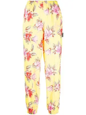 Palm Angels Floral-print Tapered Joggers