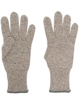 Brunello Cucinelli Purl-knit Cashmere Gloves