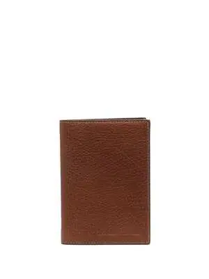Brunello Cucinelli Bi-fold Leather Cardholder