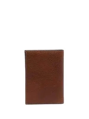 Brunello Cucinelli Bi-fold Leather Cardholder