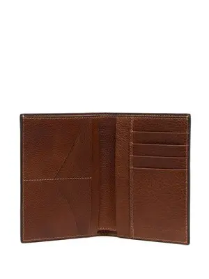Brunello Cucinelli Bi-fold Leather Cardholder