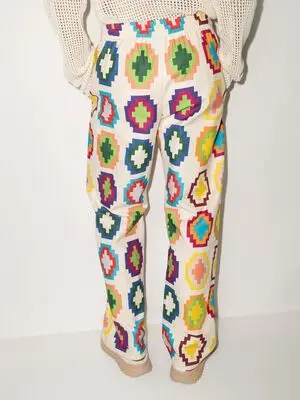 COUNTY OF MILAN Cross-print Track Pants