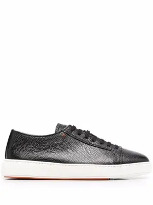 Santoni Textured Sneakers For Men