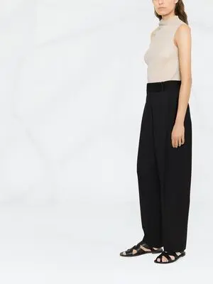 TOTEME Deep Pleat Wool Trousers