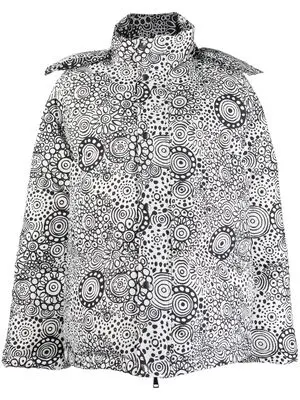 10 CORSO COMO Abstract-print Puffer Jacket
