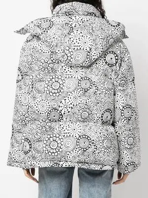 10 CORSO COMO Abstract-print Puffer Jacket