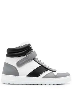 FERRAGAMO Logo-print Hi-top Sneakers
