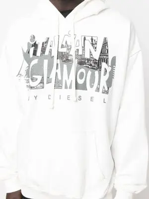 DIESEL® Graphic-print Hoodie