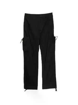 COUNTY OF MILAN Marcelo Burlon Logo Embroidery Cargo Pants - Black