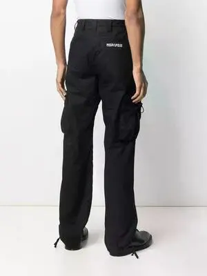COUNTY OF MILAN Marcelo Burlon Logo Embroidery Cargo Pants