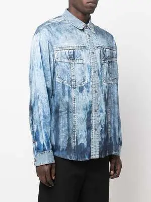 DIESEL® Bleached-effect Denim Shirt