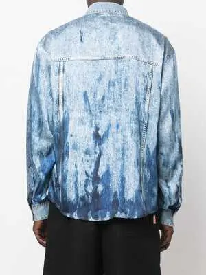 DIESEL® Bleached-effect Denim Shirt