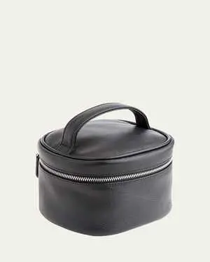 ROYCE NEW YORK Personalized Leather Cosmetic Bag - Black