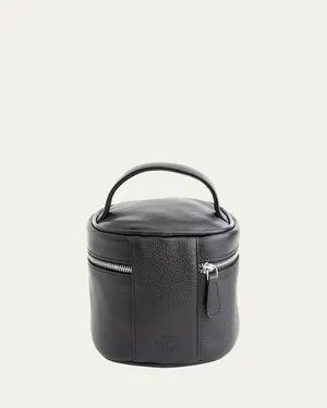 ROYCE NEW YORK Personalized Leather Cosmetic Bag - Black