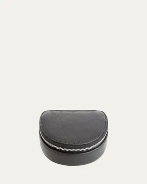 ROYCE NEW YORK Personalized Leather Compact Jewelry Case