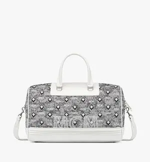 Mcm Golf In The City Weekender Bag In Vintage Monogram Jacquard