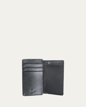 ROYCE NEW YORK Personalized Leather Money Clip Wallet