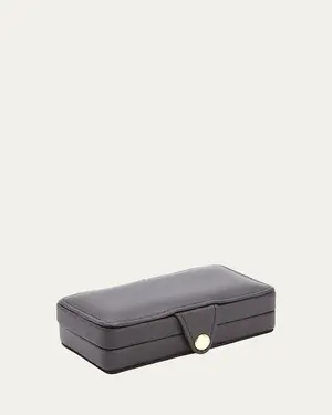 ROYCE NEW YORK ROYCE New York Personalized Leather Manicure Grooming Kit Black