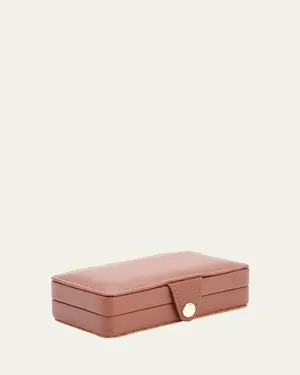 ROYCE NEW YORK Personalized Leather Manicure Grooming Kit - Tan