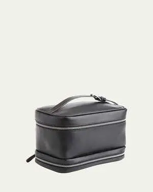 ROYCE NEW YORK Personalized Leather Makeup Bag