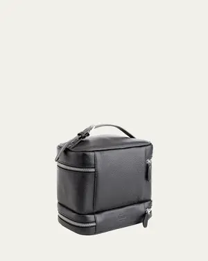 ROYCE NEW YORK Personalized Leather Makeup Bag