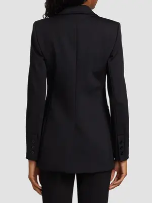 Alice + Olivia Breann Long Fitted Blazer