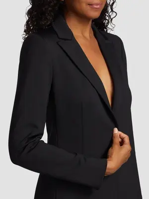 Alice + Olivia Breann Long Fitted Blazer