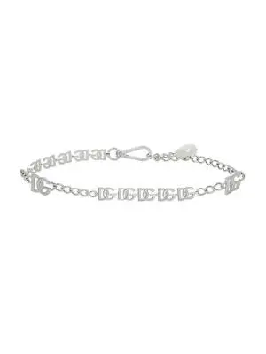 Dolce & Gabbana Women's DG Gold-Plated Chain Belt - Argento  - Argento
