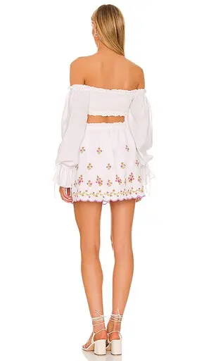 Majorelle Wesley Mini Dress - Ivory Daydream