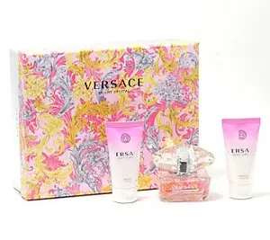Versace Bright Crystal 1.7-oz Edt 3-piece Set Ladies - One-color