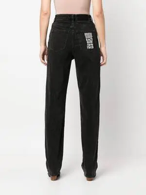 Ksubi Playback Straight-leg Jeans - Black
