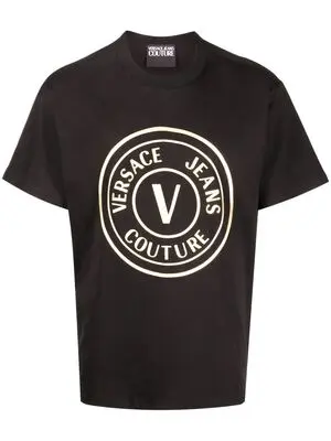 Versace Logo-print Crew Neck T-shirt