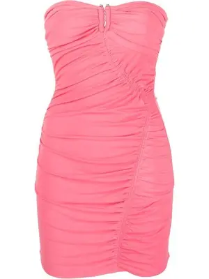 SELF-PORTRAIT Ruched Strapless Dress