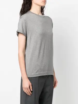 Brunello Cucinelli Glitter-embellished Knitted Top