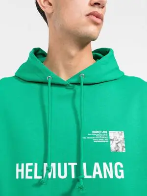 Helmut Lang Logo-print Drawstring Hoodie