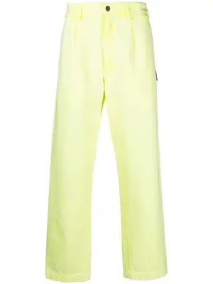 Palm Angels Four-pocket Cotton Straight-leg Trousers