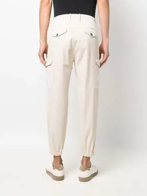 Brunello Cucinelli Pressed-crease Multi-pocket Straight-leg Trousers