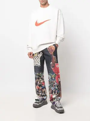 Nike Swoosh Cotton Sweatshirt - White