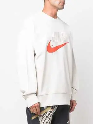 Nike Swoosh Cotton Sweatshirt - White