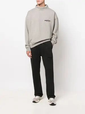 Fear Of God Logo Print Track Pants - Black