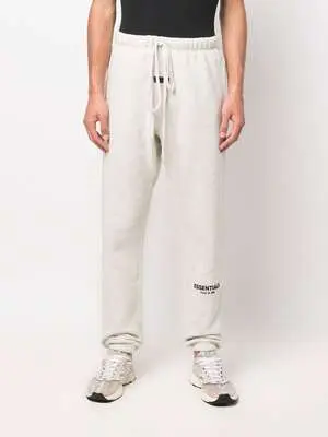 Fear Of God Logo-print Track Pants - Neutrals